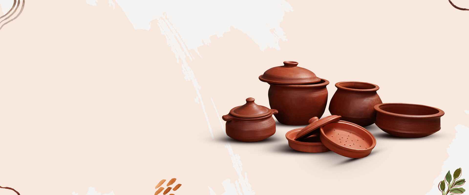 Mudkart - Cooking Clay Pots, Mud pots , Decorative Clay Pots