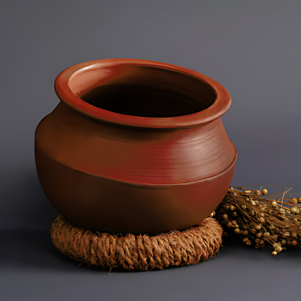 Curry Pot Round/ Gravy Clay Pot – Mudkart